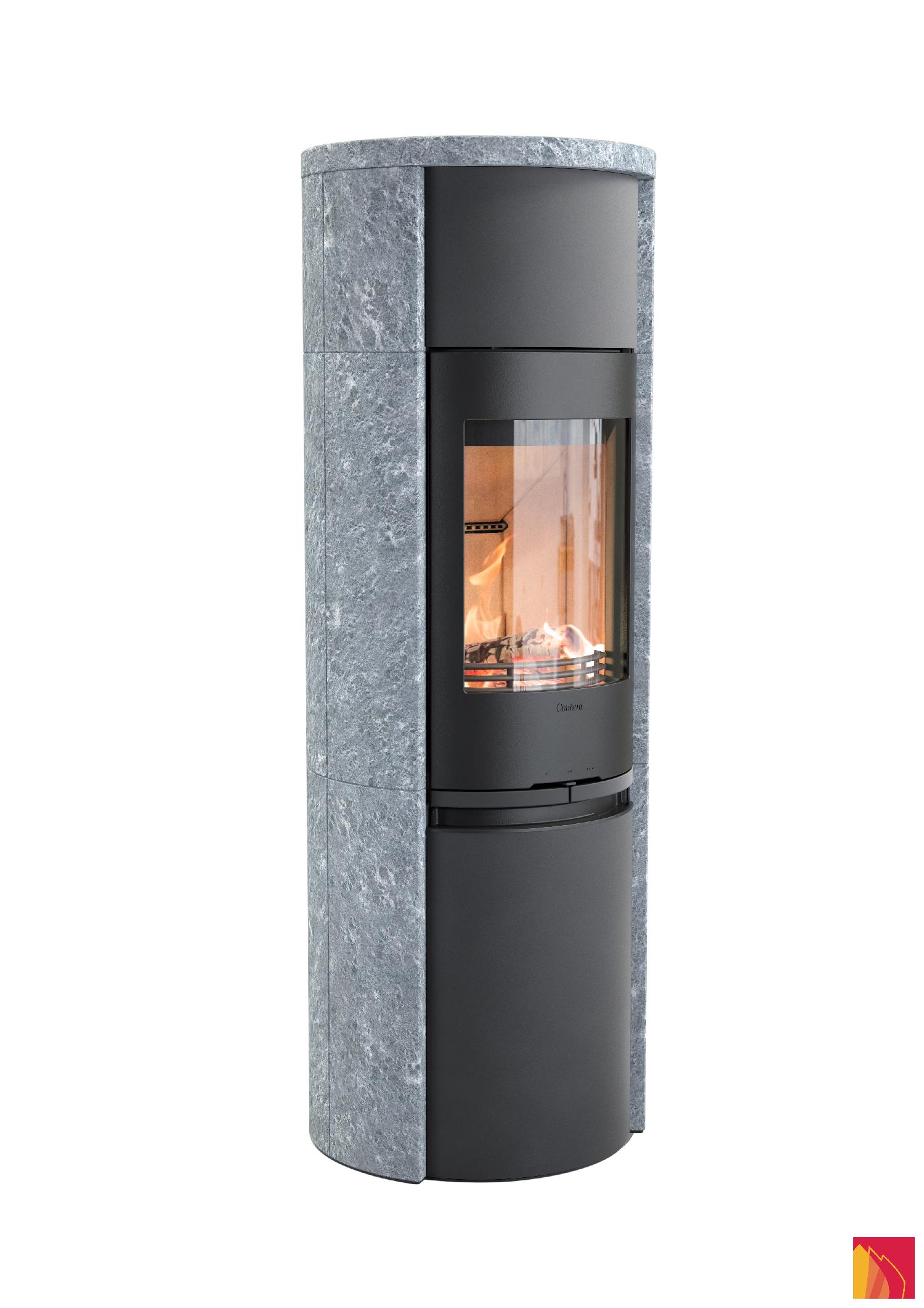 Contura 590T - Poêle à bois avec pierre ollaire