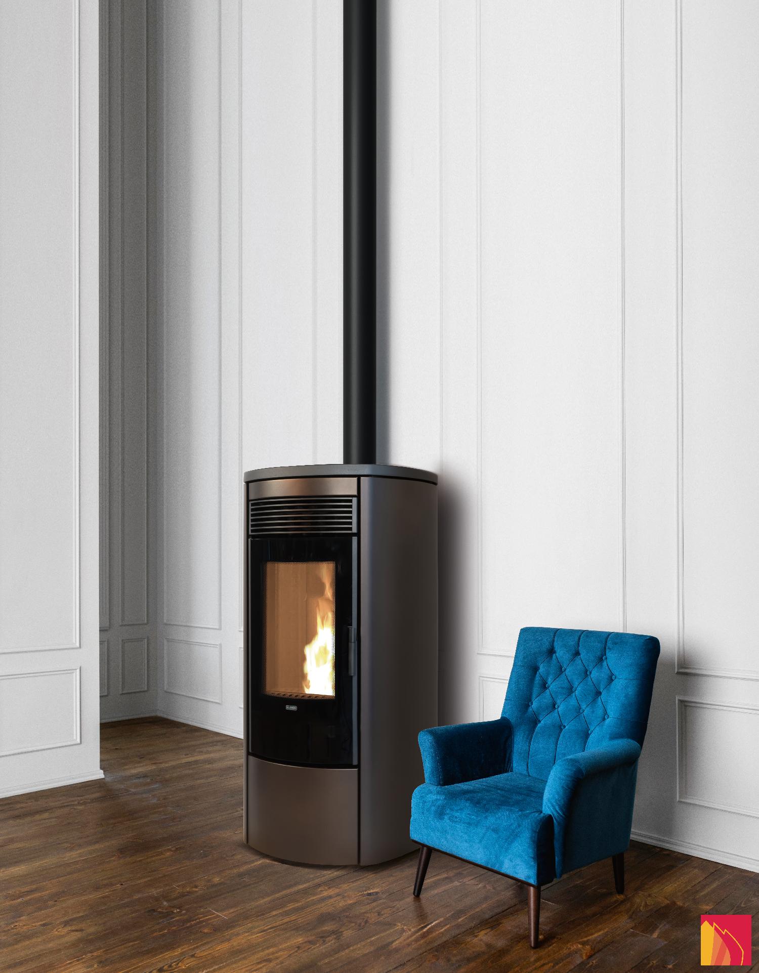 Klover OMEGA 120 MULTI-AIR - Pellet stoves with ductable air