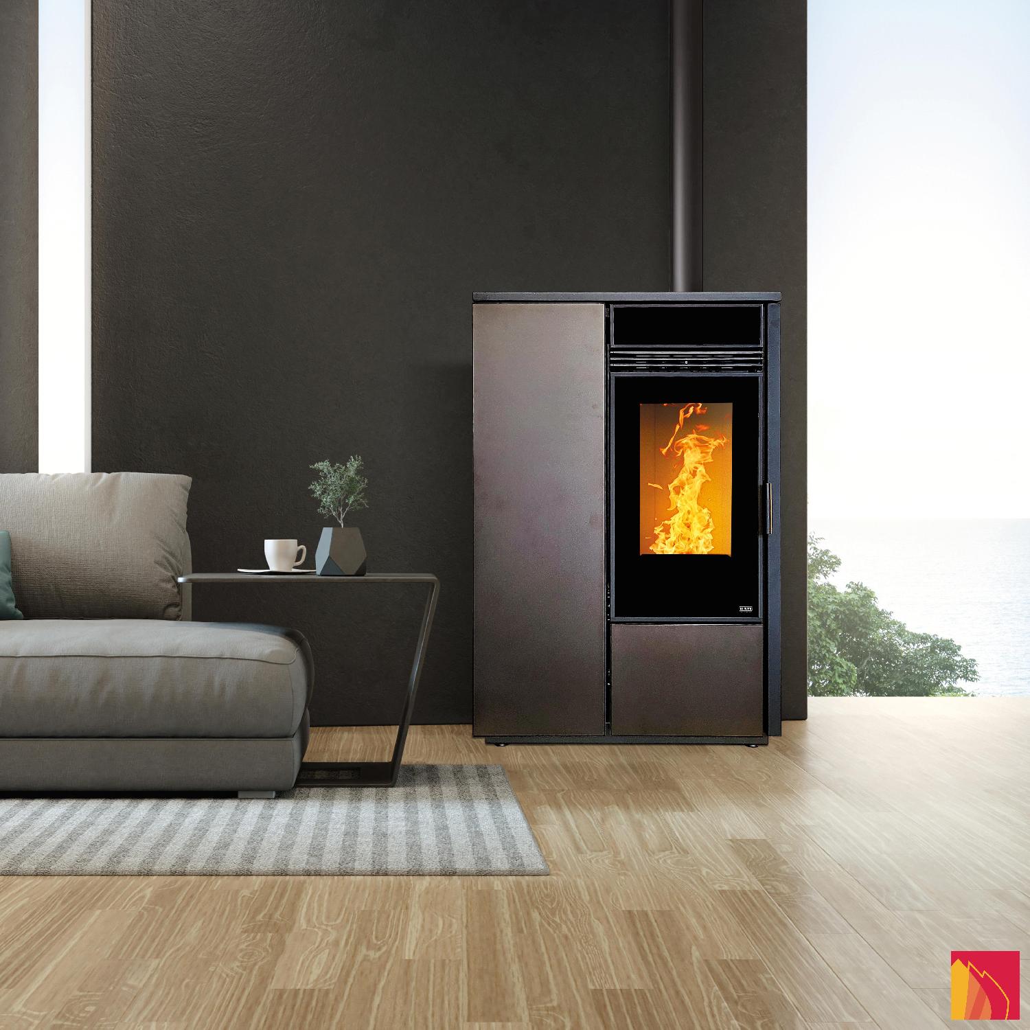 Klover VERTICAL 100 - Poêle à pellets silencieux